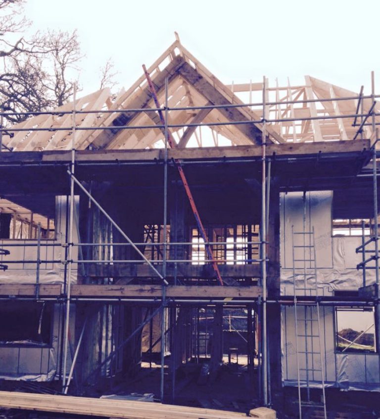 The First House of 2016 - Turner Timber - Timber Frame Experts